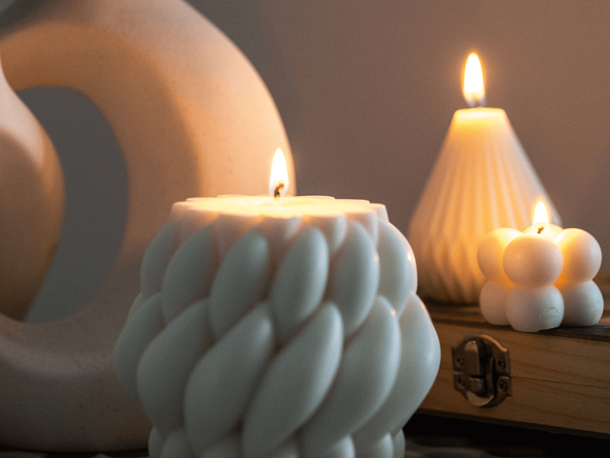 Flaming Sisters | Soy wax decorative candles